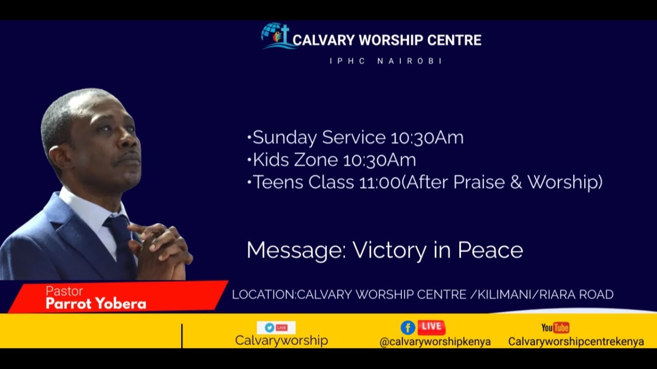 SUNDAY SERVICE 11TH FEBRUARY 2024 WITH PASTOR PARROT YOBERA - YouTube