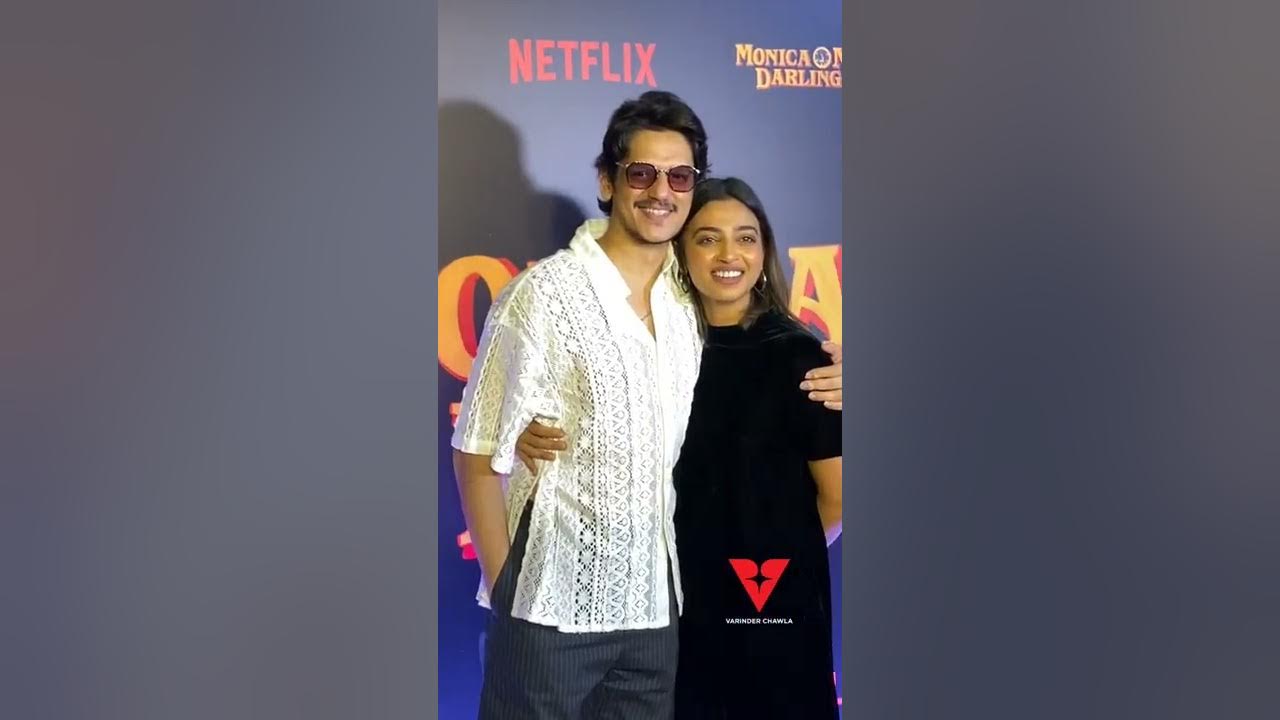 Arjun Kapoor Cute Moment With Rajkumar Rao,Vijay Verma and Radhika At Monica O My Darling ...