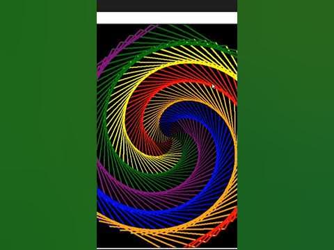 Hexagon Pattern using Turtle Graphics design in#python #programming #language #coding #shorts # ...