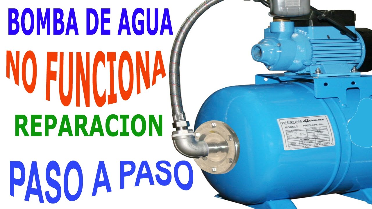 Falla Hidroneumatico Hidrosfera Bomba de Agua No Enciende No Funciona ...