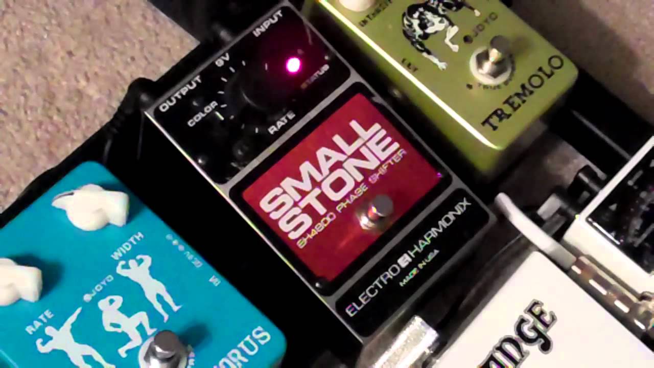 Electro Harmonix Small Stone Phaser Demo - YouTube