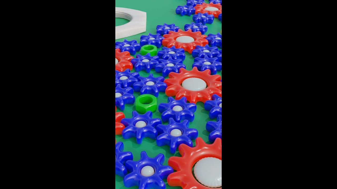 Colorful Gear Motion | Satisfying Loop Animation - YouTube