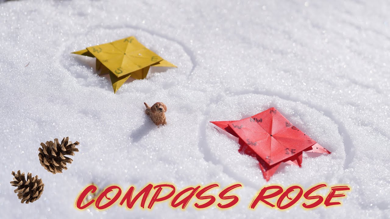 How to Fold an Origami Compass Rose! 🧭 Easy Paper Craft Tutorial - YouTube