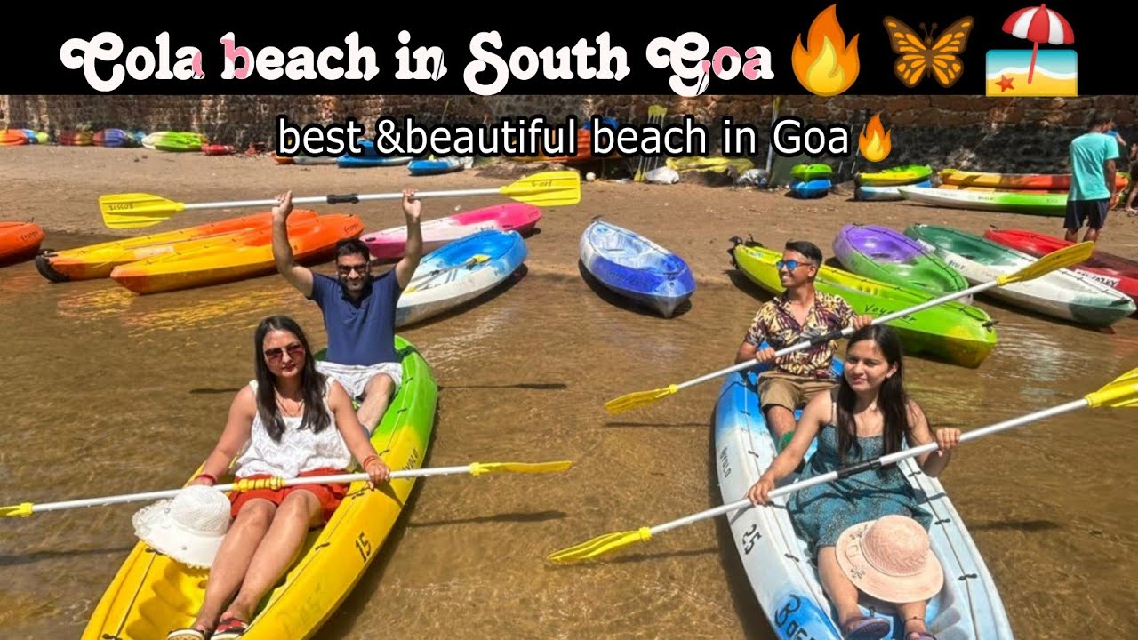 one of best beach cola beach 🏖️in South Goa || cola beach 🏖️ || khola ...