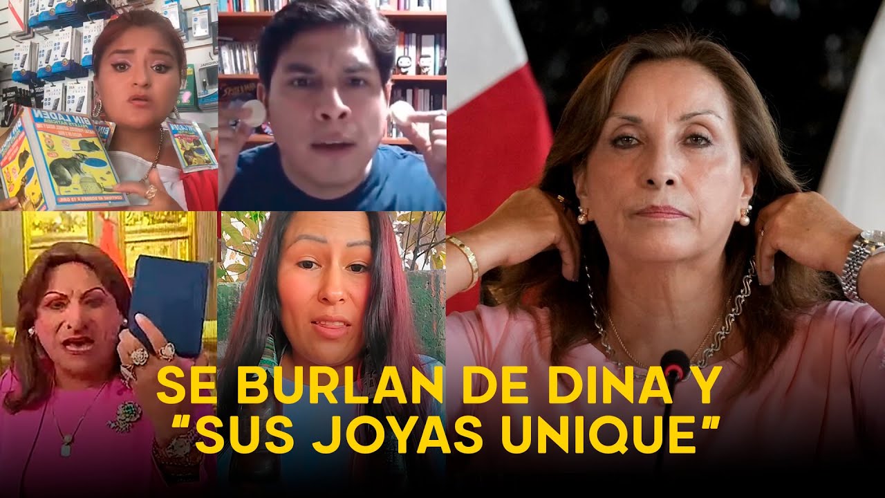 Usuarios de redes sociales parodian y se burlan de Dina Boluarte y "sus ...