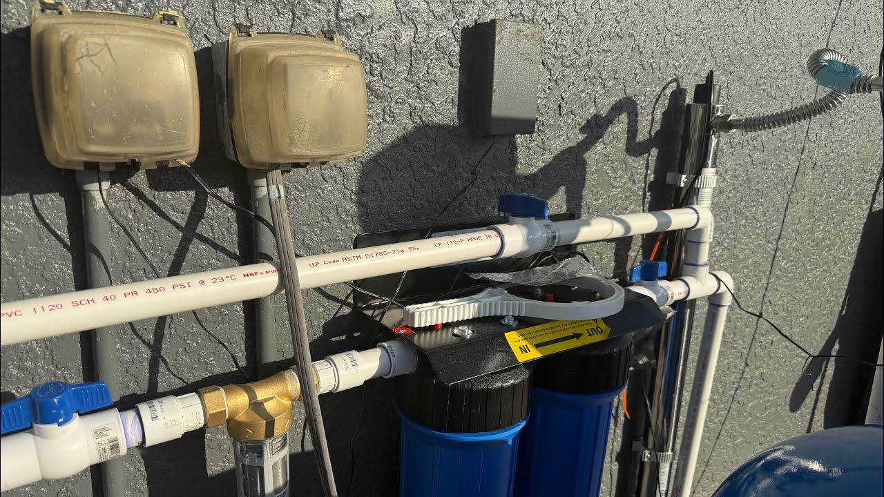 How to install UltraViolet UV Water Filter, 2 Stage Water Filter, and ...