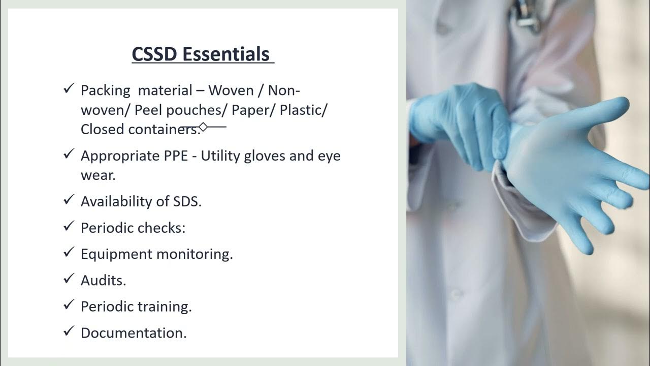 CENTRAL STERILE SUPPLY DEPARTMENT (CSSD) - YouTube