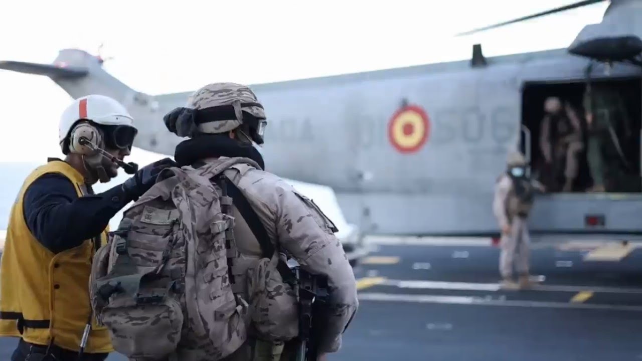 Spanish Marine Infantry Anniversary - YouTube