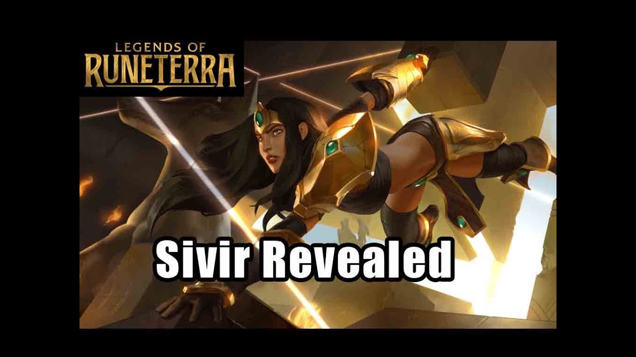 Sivir Revealed | New Shurima Champion | Reputation | Legends of ...