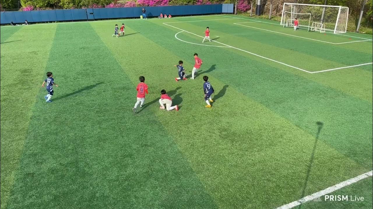 4/26 안양AFA U8 7번 브이엑스 연습경기중 - YouTube