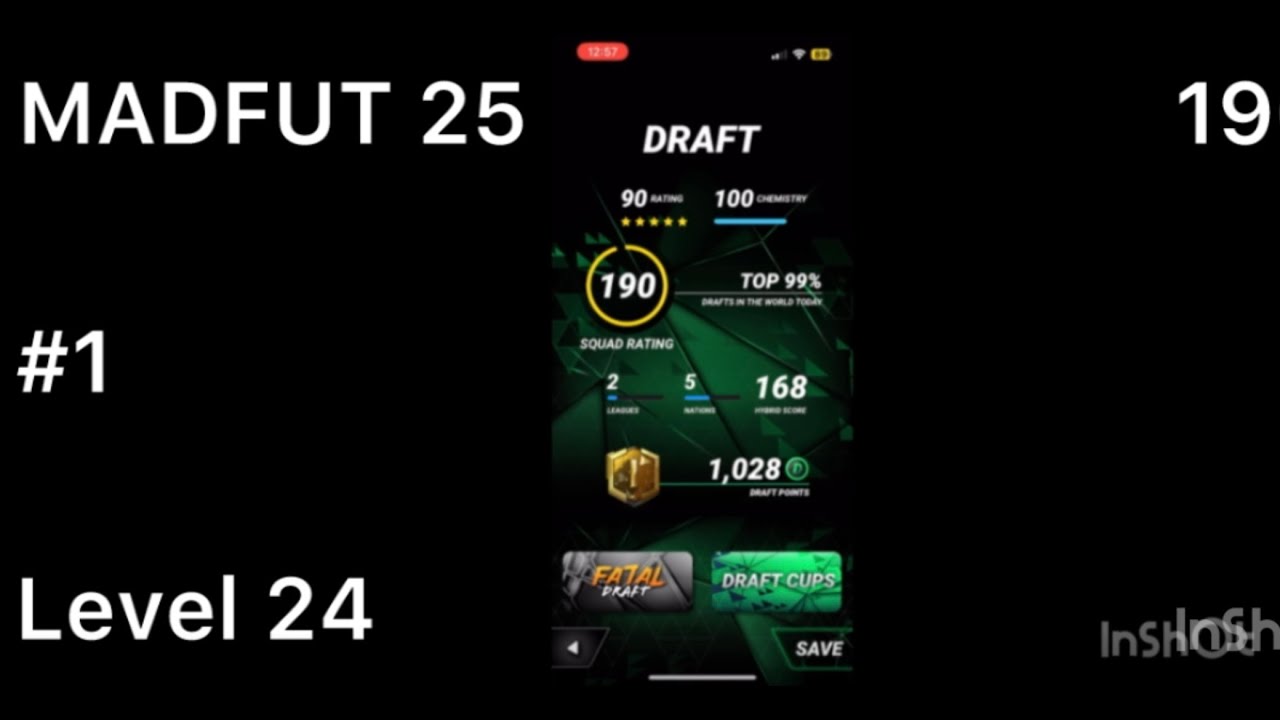 MADFUT 25 - Level 24 Gameplay | 190 Squad Rating | Gold 1 #1 - YouTube