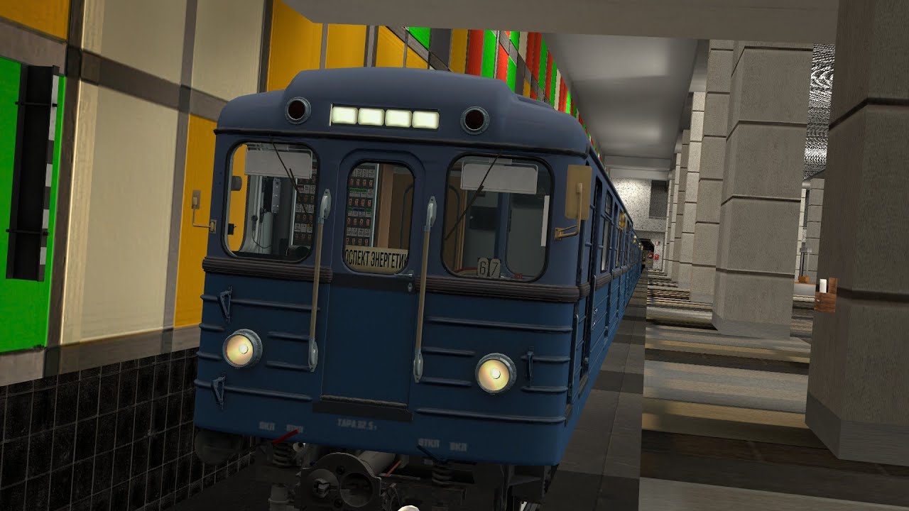 Garry's Mod Metrostroi 81-710 (ЕЖ3РУ1). Селигерская линия. Imagine Line. - YouTube