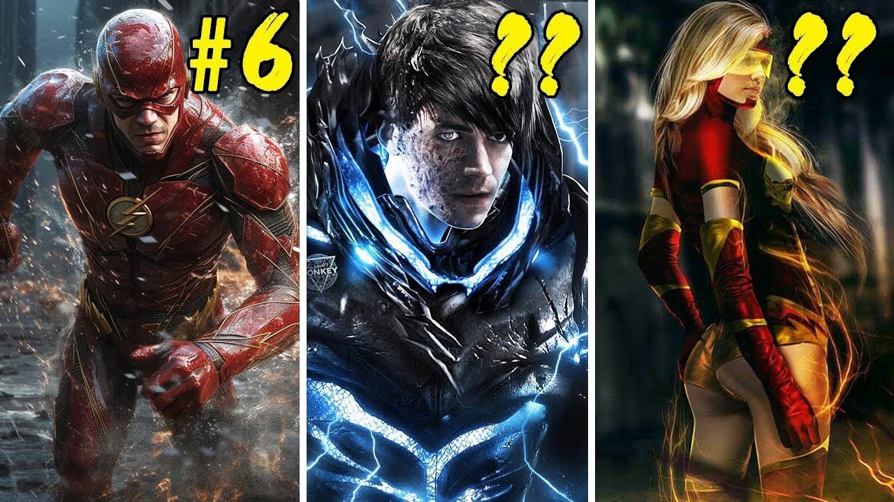THE FLASH Fastest Speedsters Ranked - YouTube