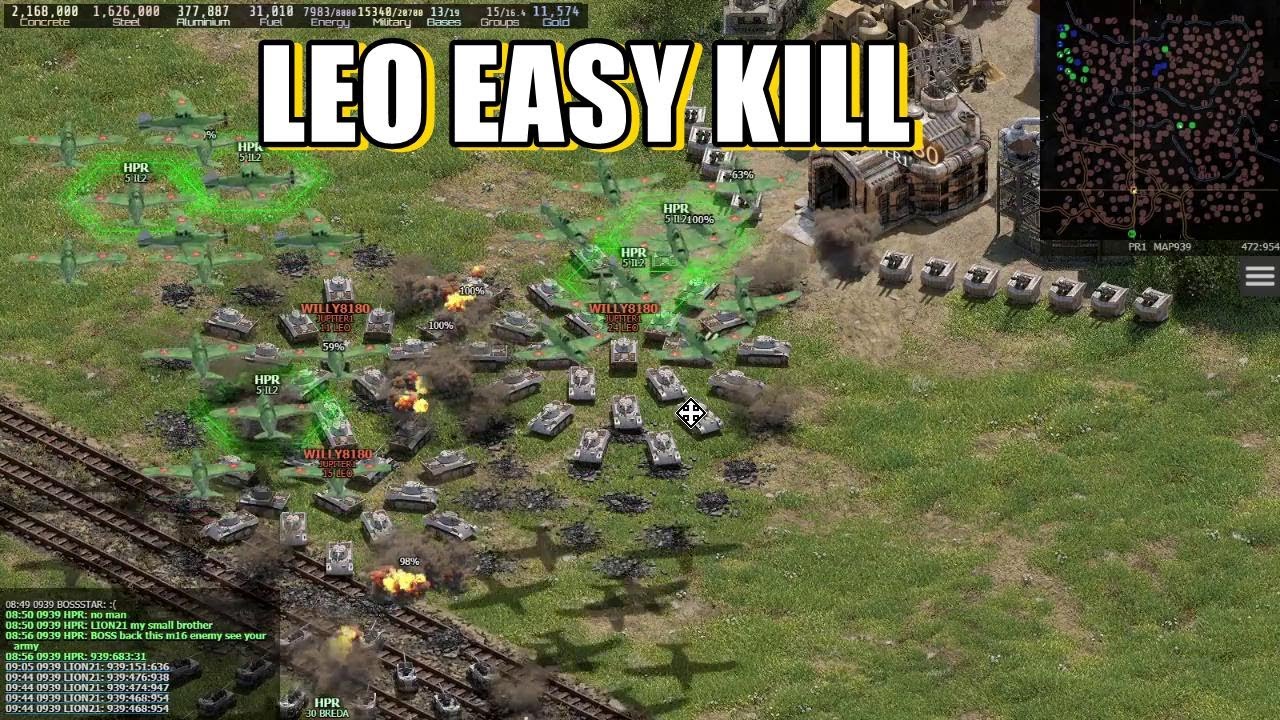 Enemy LEO 4 group easy kill Enjoy Attack | Panzer Rush | BAF GAMER ...