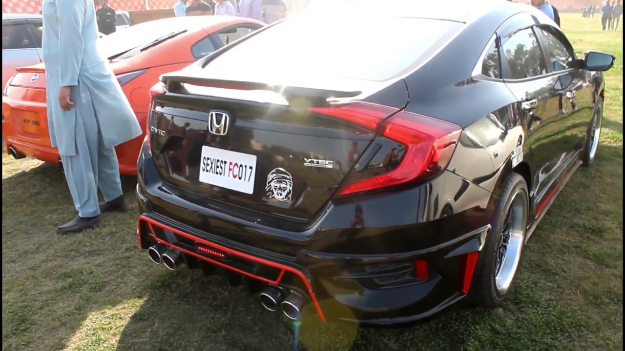 Honda Civic X VTEC Turbo Modified || PGC Motor Show - YouTube