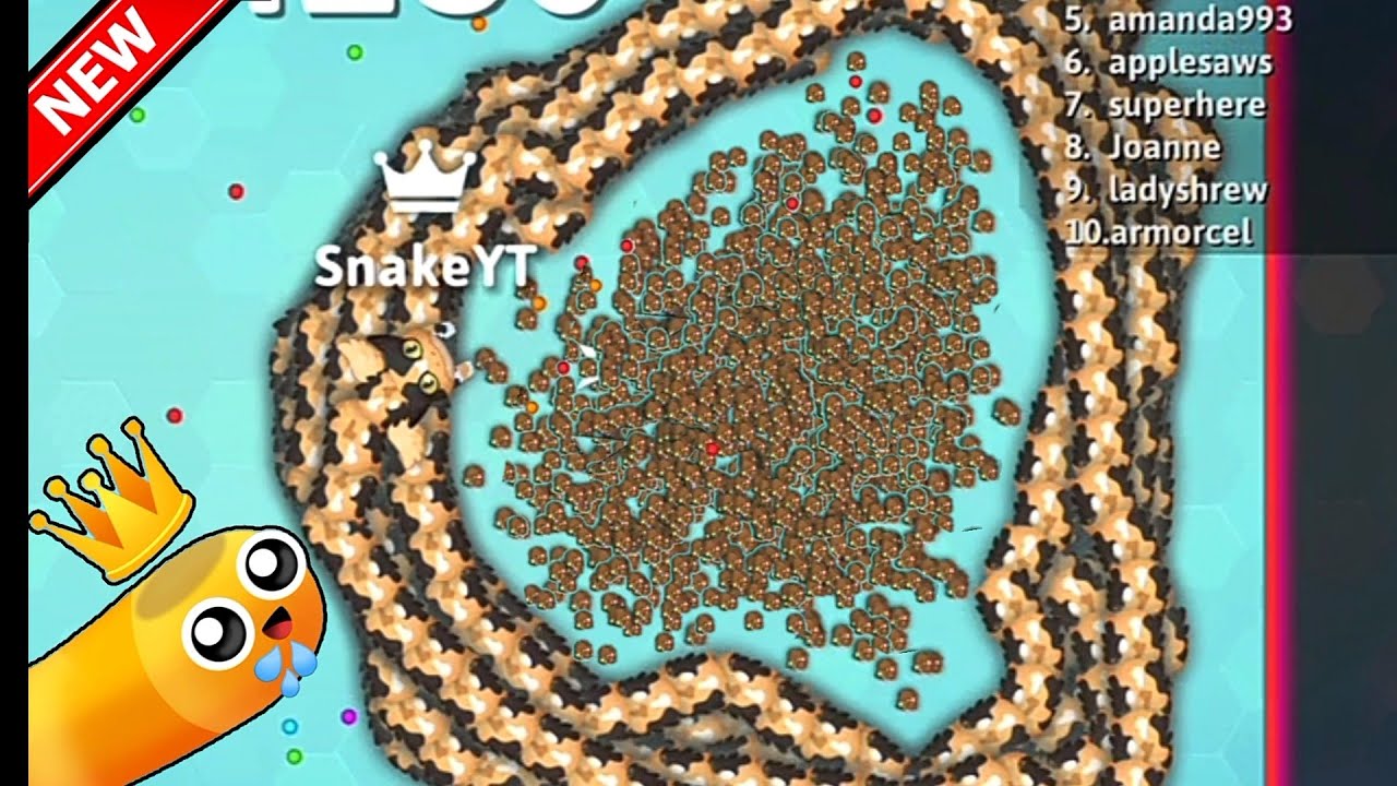 MOST DELICIOUS SNAKE IN SNAKE.IO! Epic Snake.Io Gameplay - YouTube