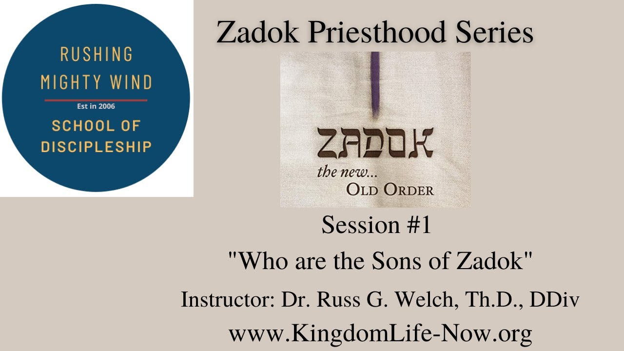 The Zadok Priesthood Session #1 "The sins of the sons of Eli - Pt 1 ...