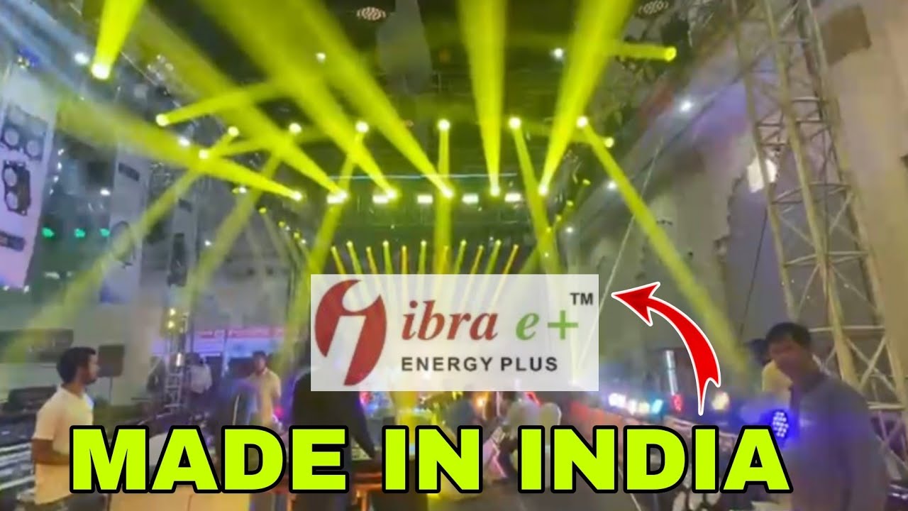 IBRA DJ LIGHTS Quality ज़बरदस्त। भरोसे का नाम है IBRA. #kishor_sound ...