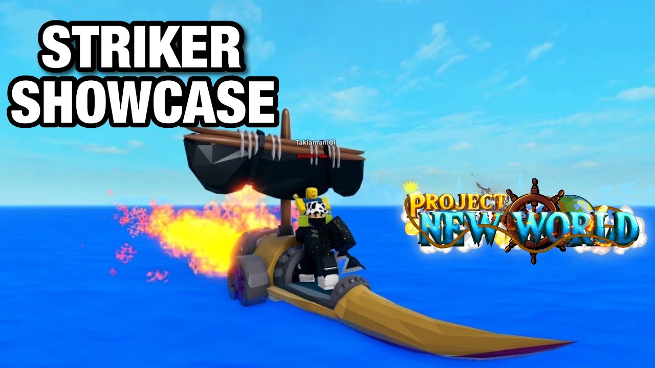 Striker Boat Showcase In Project New World! - YouTube