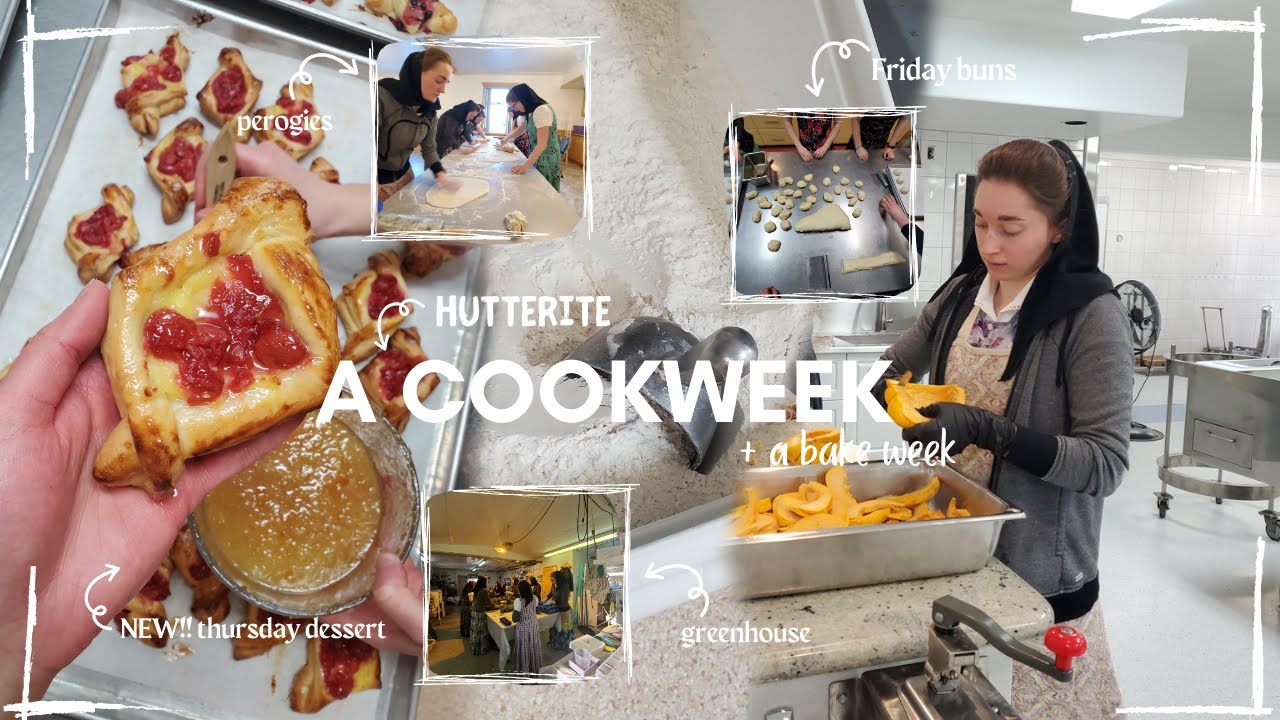 Cooking + Baking on a Hutterite Colony | it's a lot.....vlog 190 - YouTube