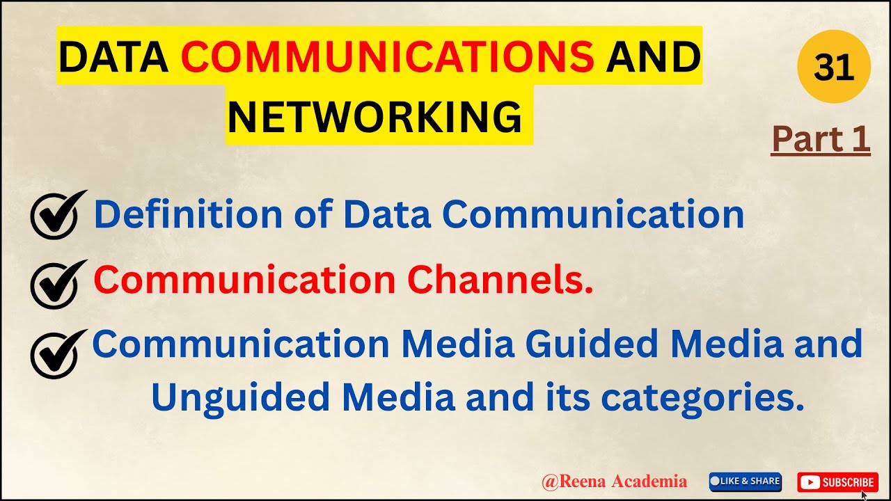 Data Communication and Networking in Computer | part 1 | Communication ...