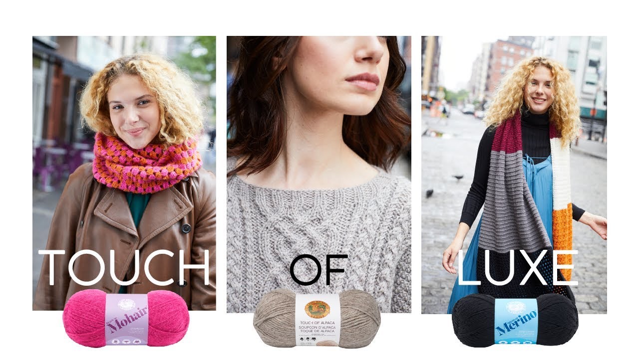 3 Luxurious Yarns, 25 Free Patterns - The Touch of Luxe Collection ...