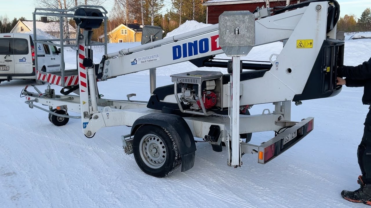 Köp Släpvagnslift Dino 120T el / bensin på Klaravik - YouTube