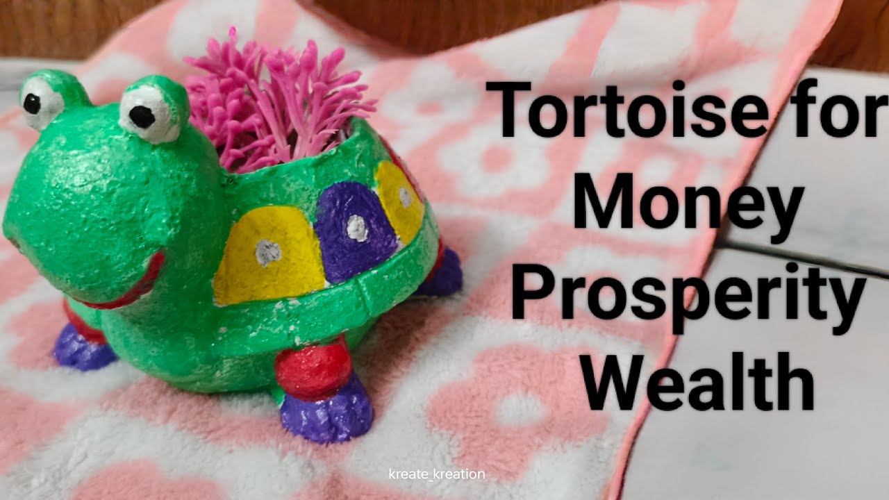 DIY Painted Tortoise | Step-by-Step Tutorial | Bring tortoise for money ...