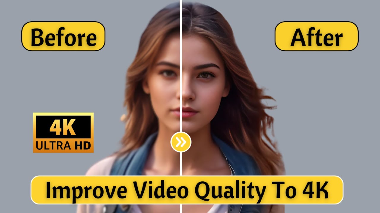 How to Improve Video Quality To 4K | Best AI Video Enhancer 2024 - YouTube