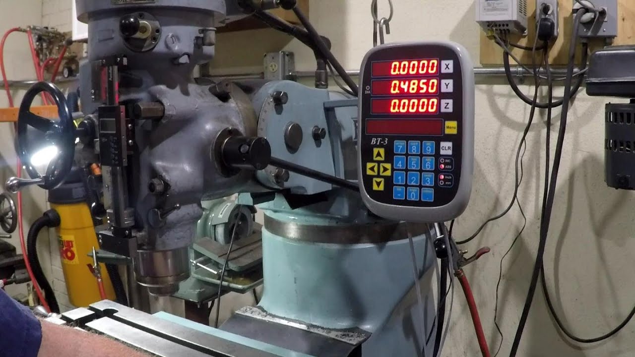 Installing a DRO on a Bridgeport Series I J-Head Mill - Part 1 - YouTube