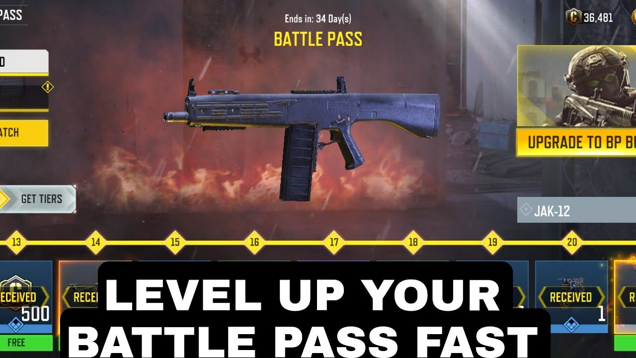 HOW TO UNLOCK NEW JAK-12 SHOTGUN AND LEVEL UP YOUR BATTLE PASS FAST IN ...