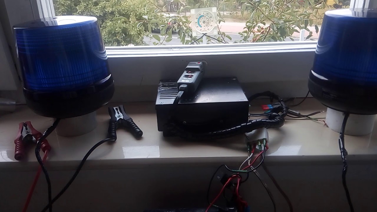 Federal signal vama As 320 , lampy lbx 10t - YouTube
