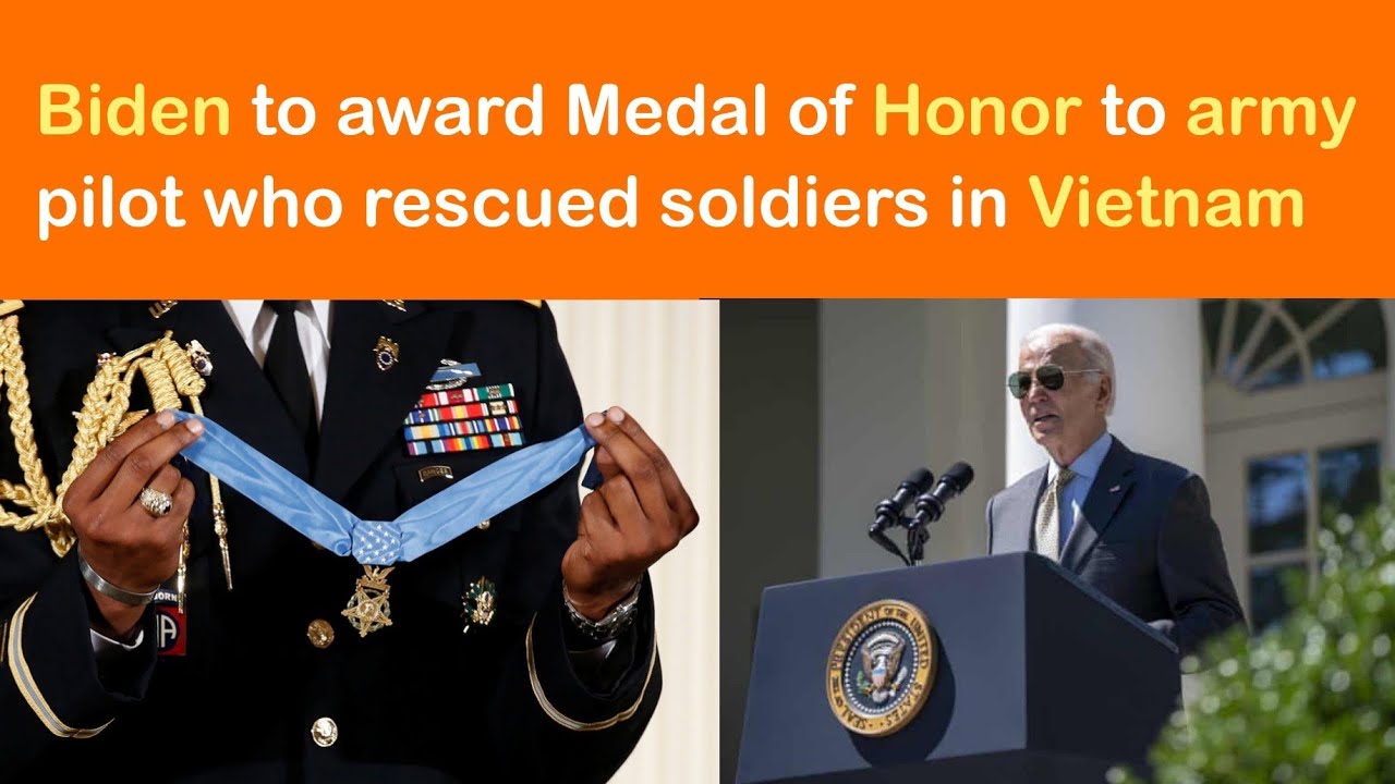 Biden To Award Medal Of Honor To Army Pilot Who Rescued Soldiers In