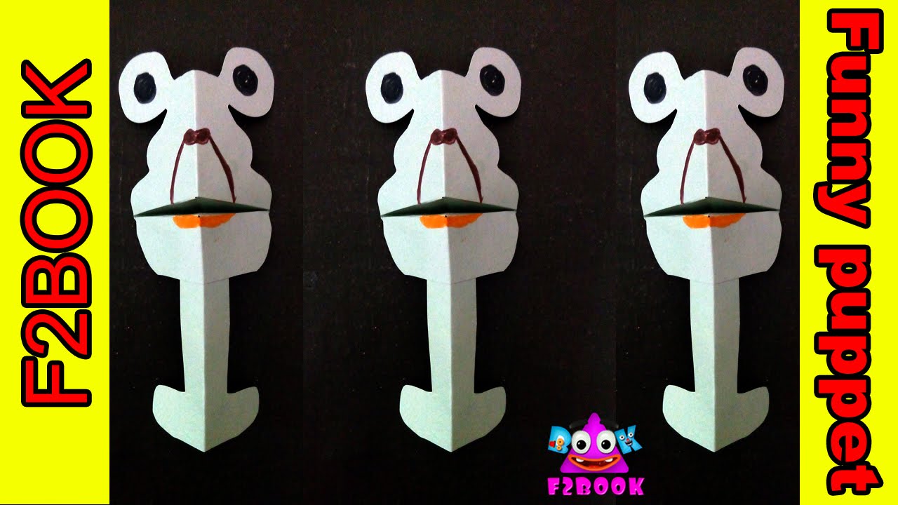 How To Make Origami talking puppet Funny || Paper Toy Sing Song - YouTube