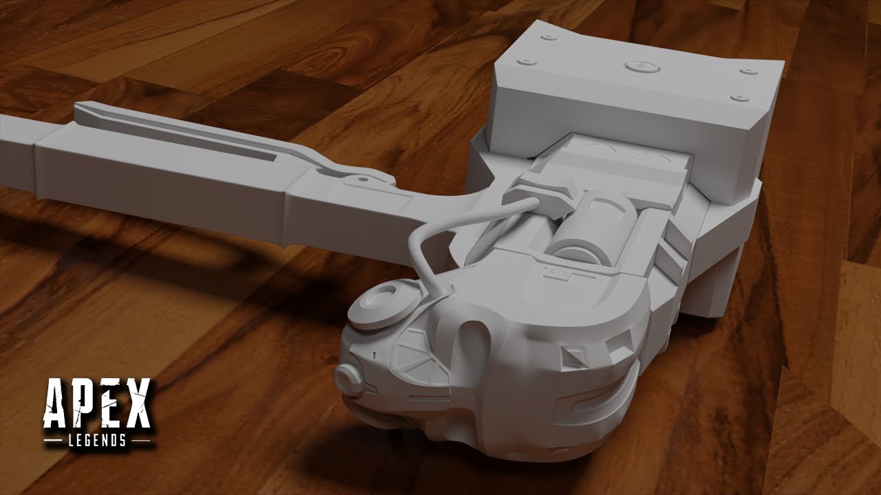 3D printable Caustics Heirloom Hammer Apex Legends DIY. - YouTube