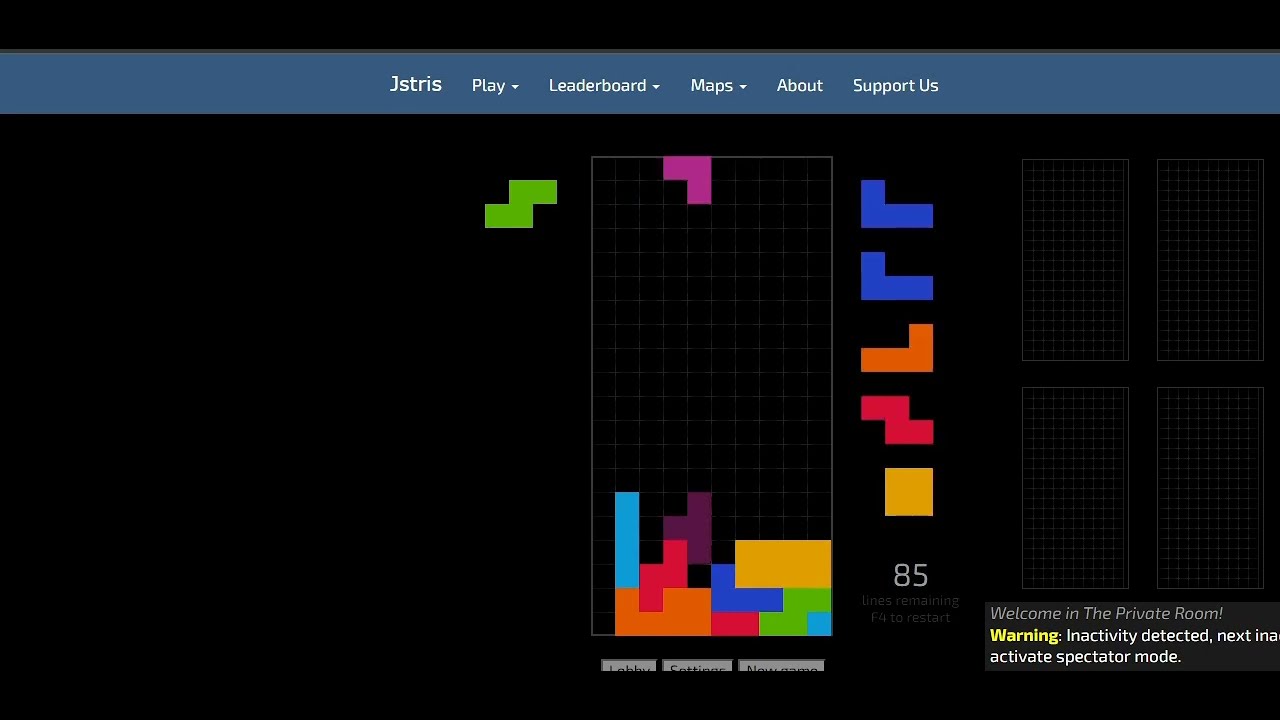 playing my worst game of tetris while getting sung to in a discord call ...