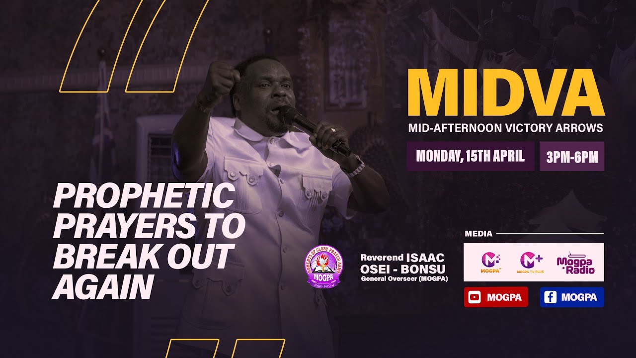 PROPHETIC PRAYERS TO BREAK OUT AGAIN - MIDVA WITH REV OB - YouTube