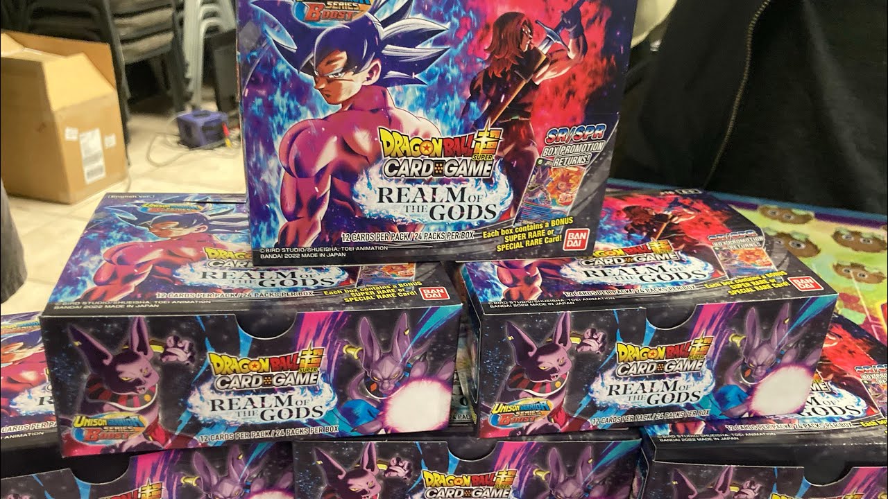Searching for God Rare!! Realm of the Gods Opening DBS TCG - YouTube