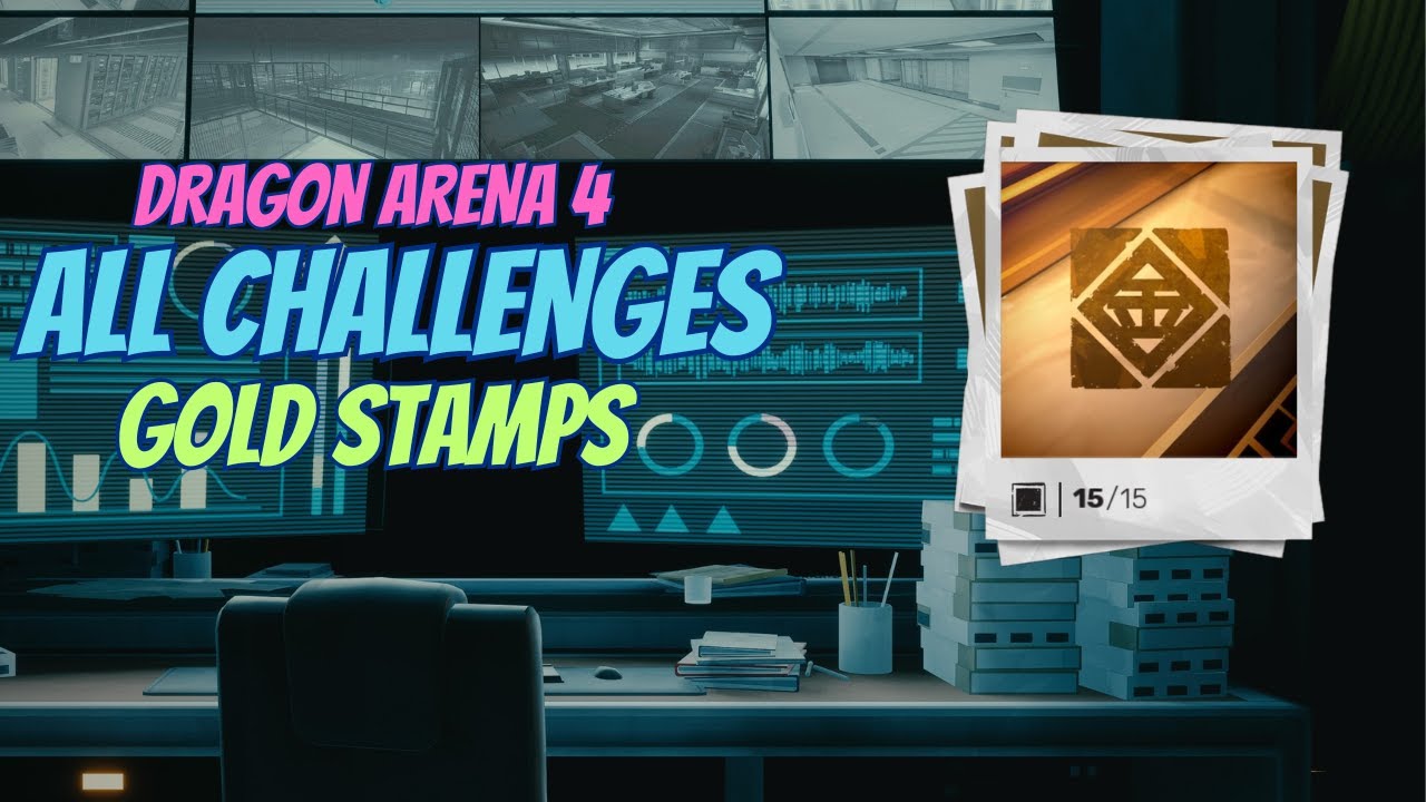 Dragon Arena 4 | All Challenges | Gold Stamps | Sifu Arenas - YouTube