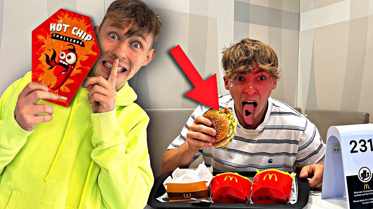 MARVINVLOGT prankt mich mit HOT CHIP auf BURGER 🤬🥵 - YouTube