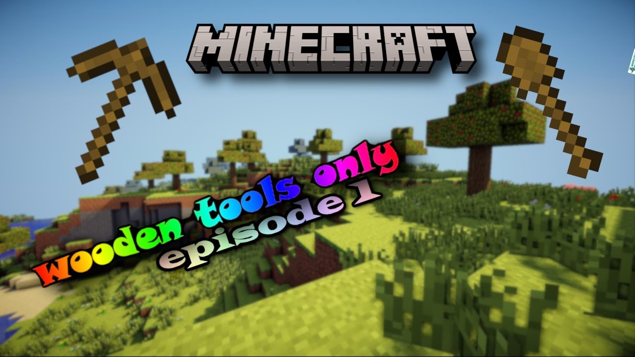 Only using wooden tools Part 1 - YouTube