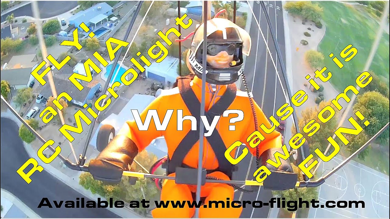 RC Microlight! Why? Cause it is Awesome Fun! Check it out! - YouTube