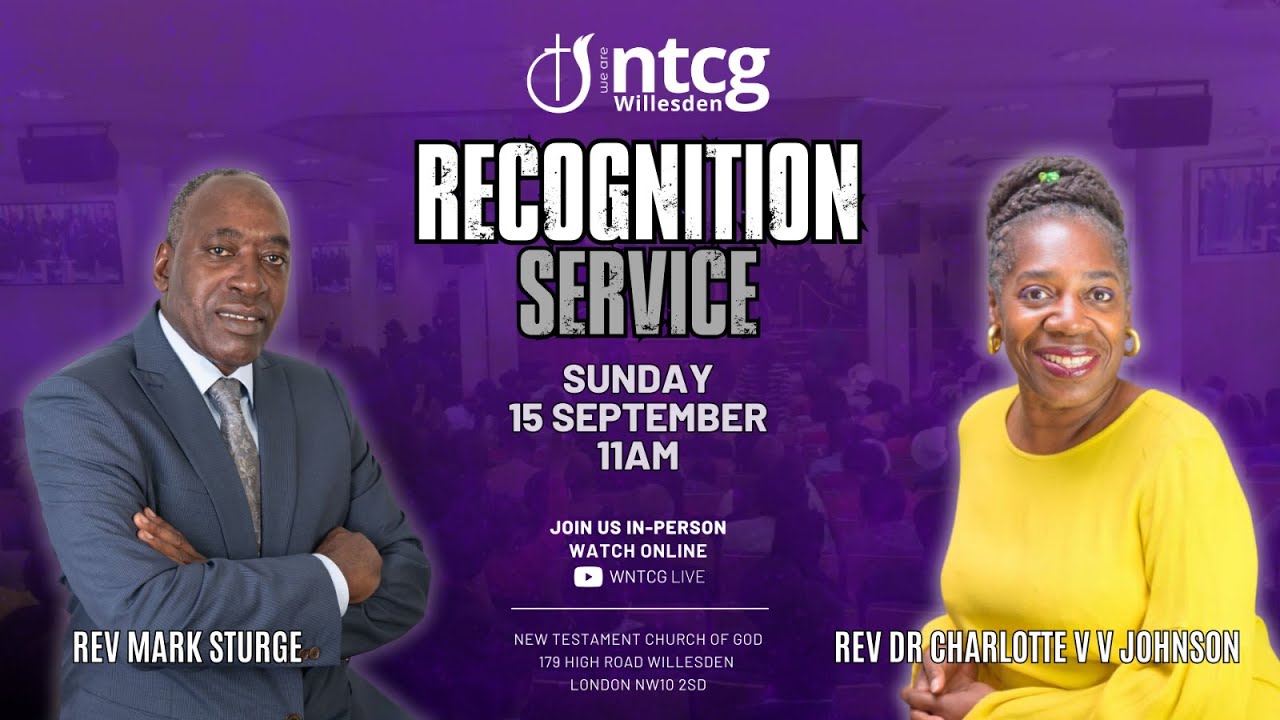 Recognition Service | Sunday Service | WNTCG Live | September 15th 2024 ...