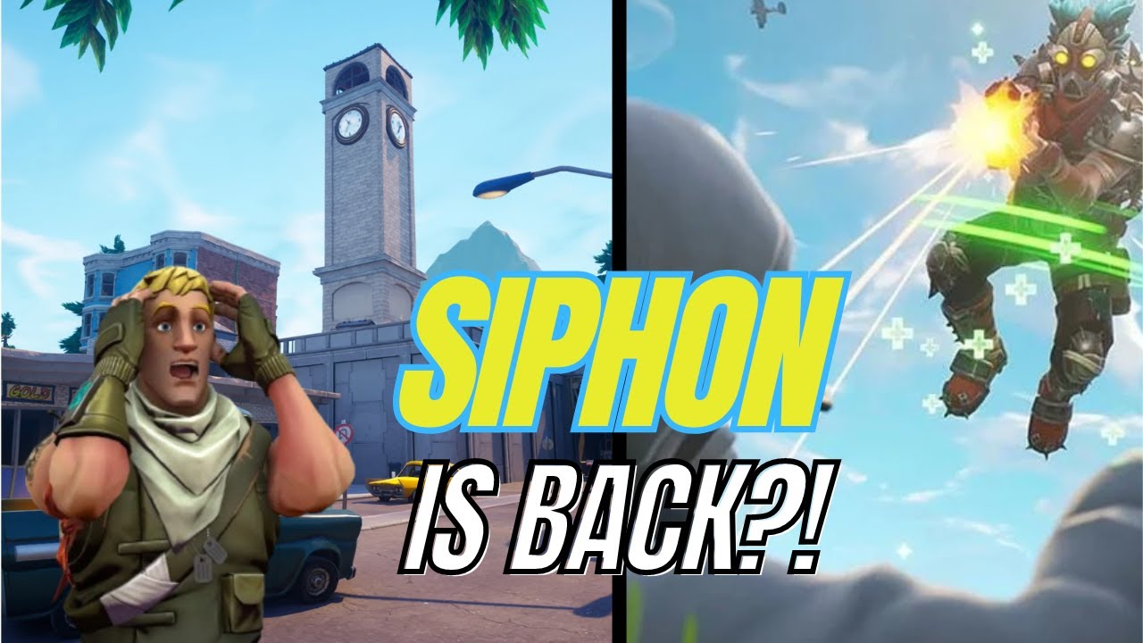 EPIC BROUGHT SIPHON BACK TO FORTNITE! - YouTube