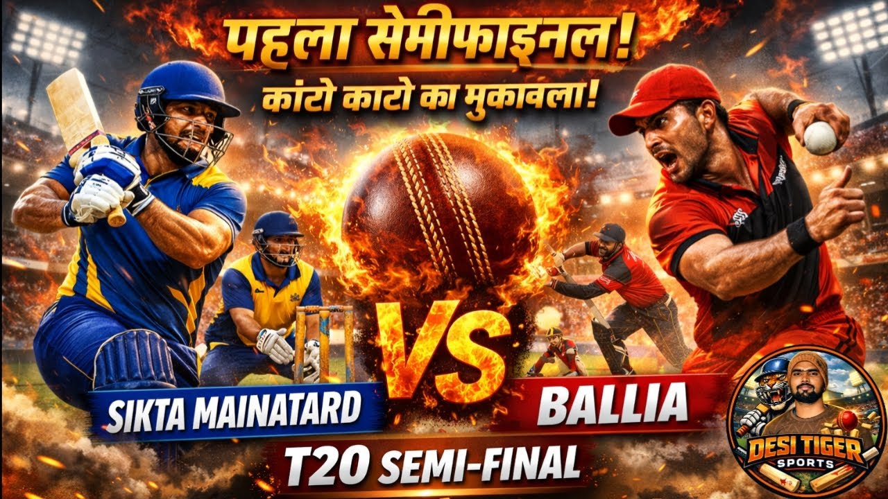 1st semi final Sikta Mainatand VS Balliya T20 | #cricket - YouTube