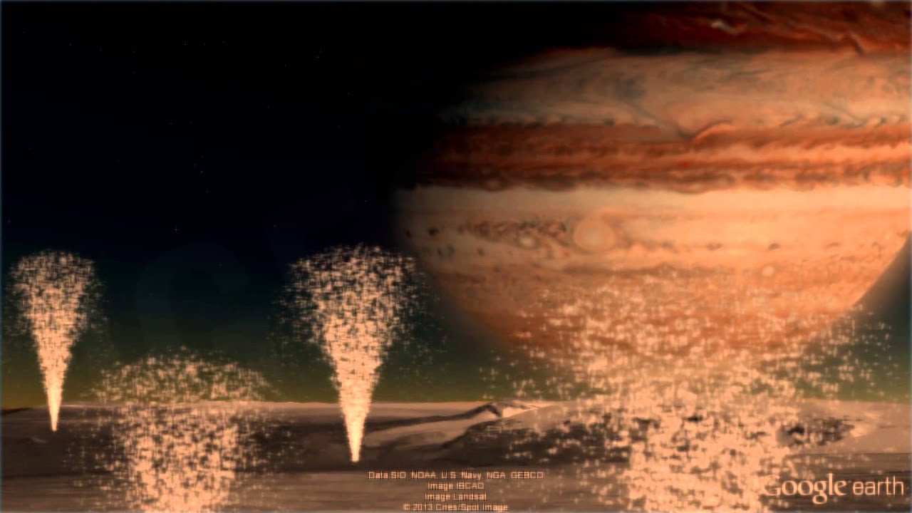 Géisers en una luna de Júpiter / Geysers in a Jupiter's moon [IGEO.TV ...