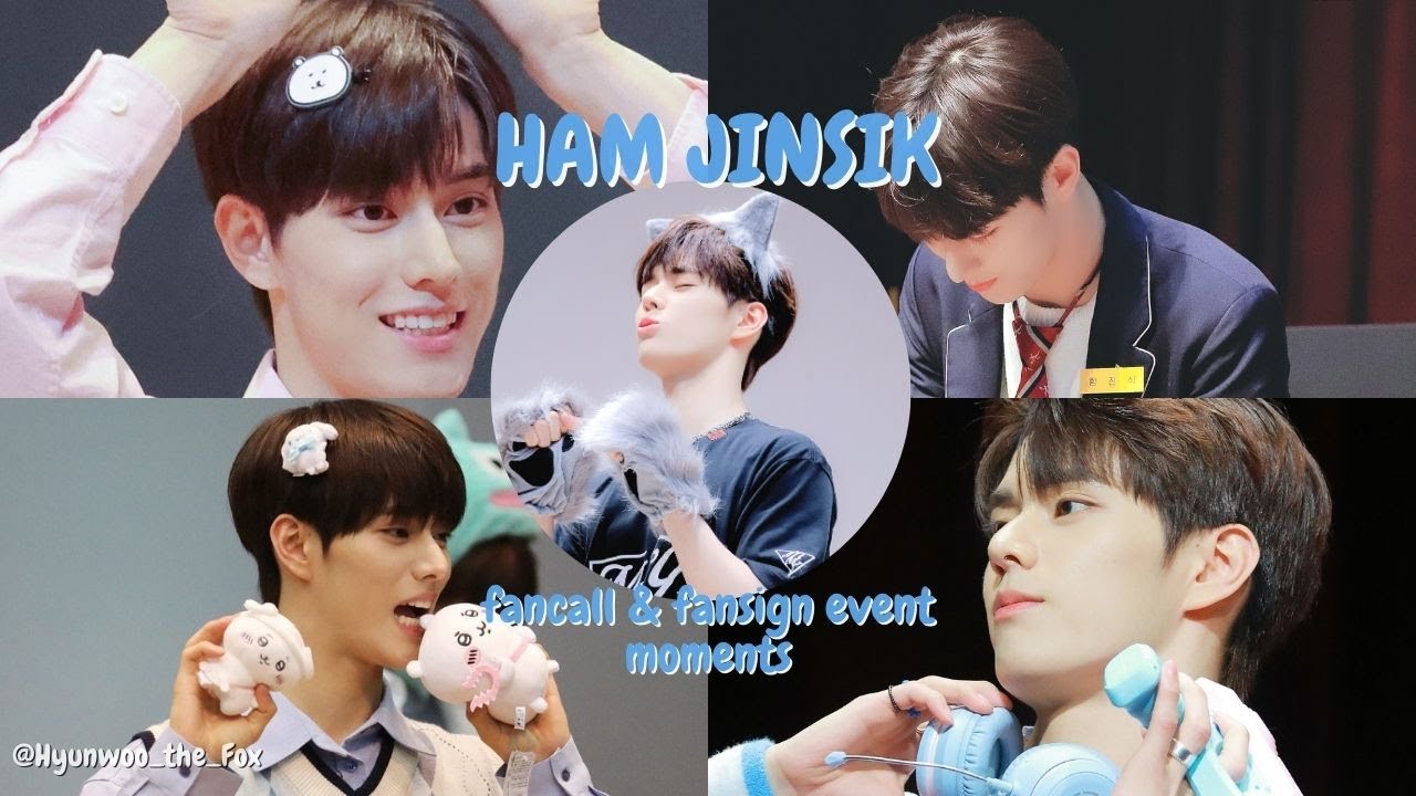 HAM JINSIK fancall and fansign event moments #xikers #Jinsik #HAMJINSIK ...