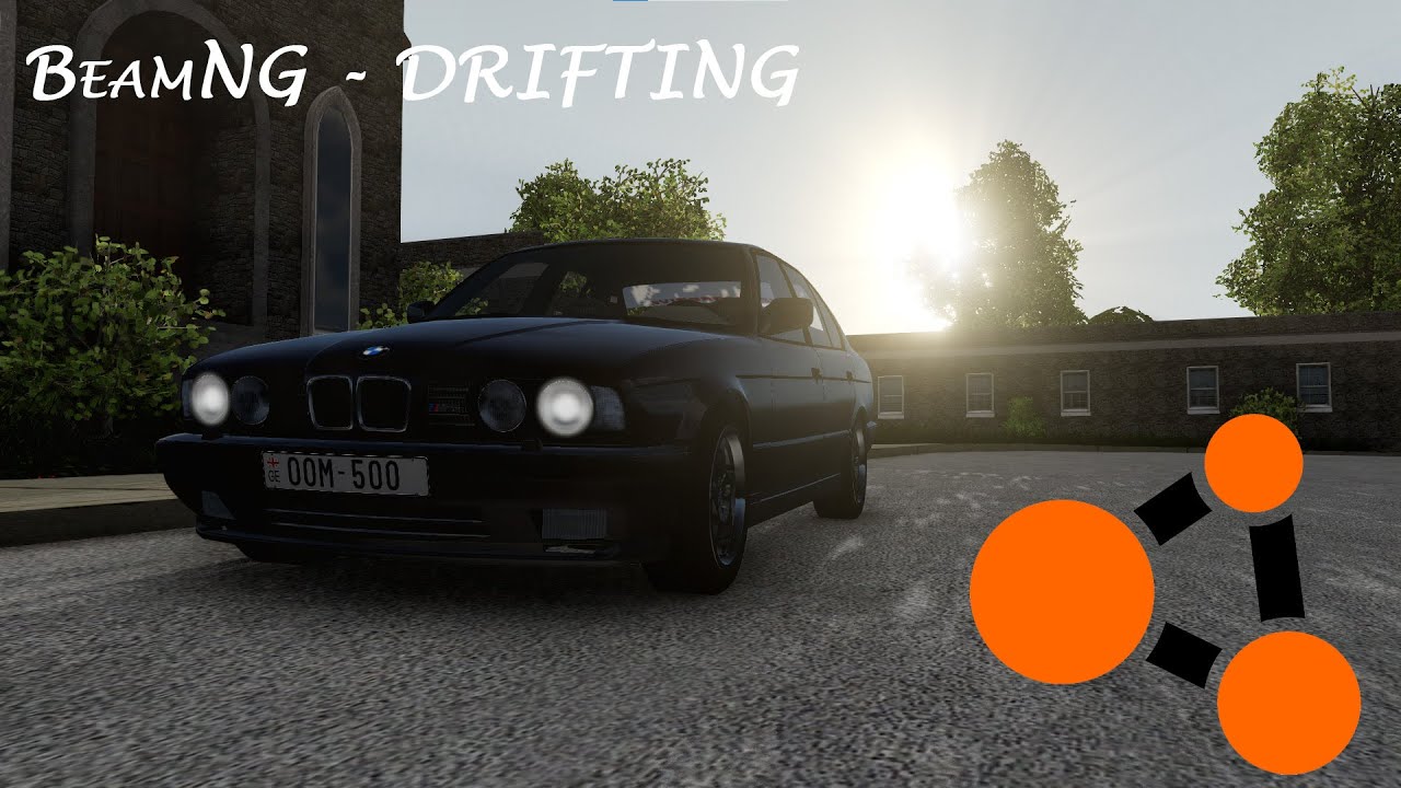 BeamNG drive - giorgi tevzadze E34 M5 Drift - YouTube