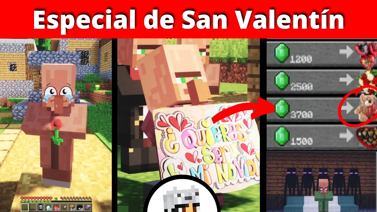 Especial de San Valentín! | Minecraft Funny cursed - YouTube
