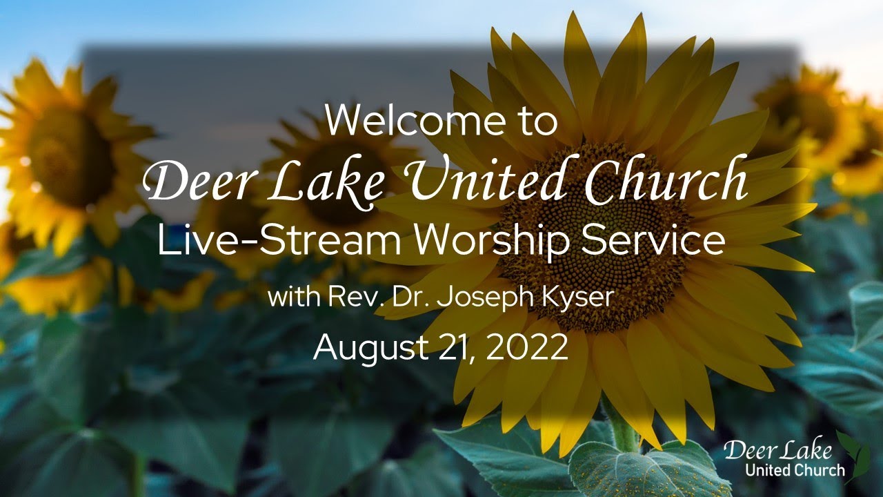 August 21, 2022: "It's Time for Play-Doh!" with Rev. Dr. Joseph Kyser ...